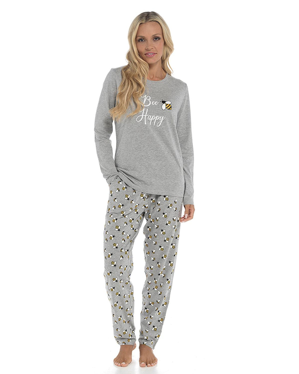 Womens Jersey Bee Happy Pyjamas – Slumber Hut
