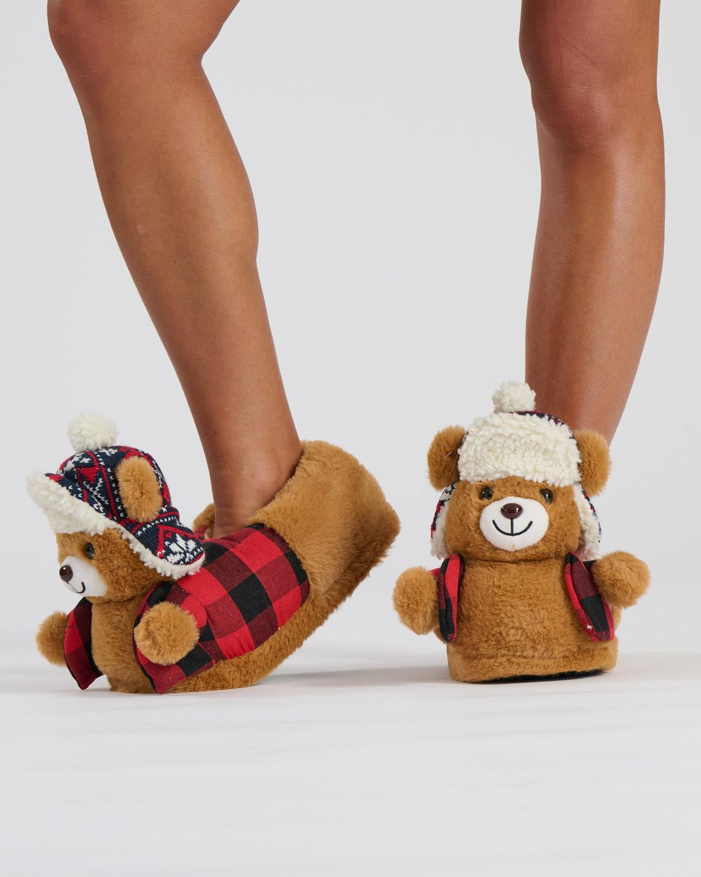 Loungeable Adults Trucker Teddy Slippers – Slumber Hut