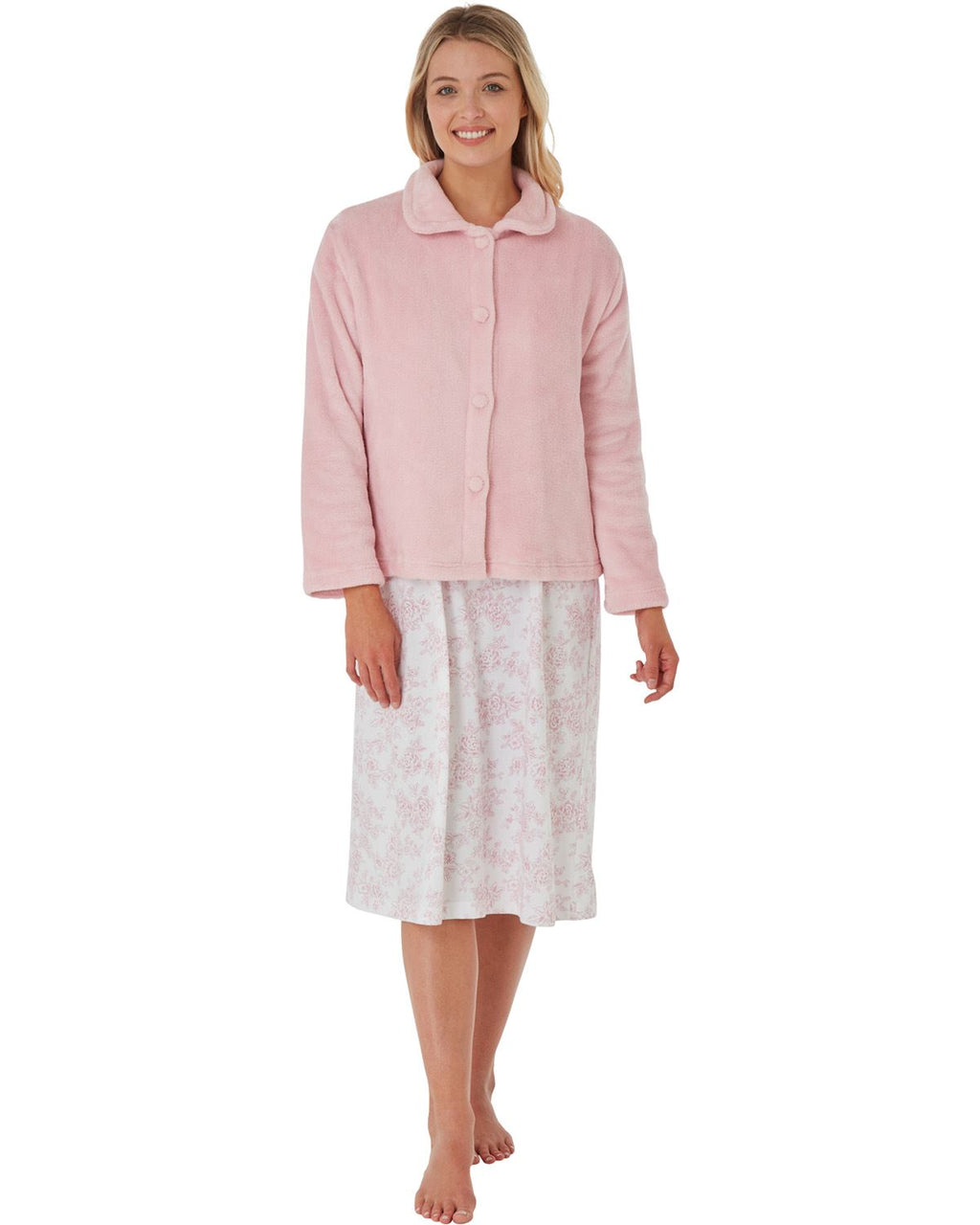 Marlon Womens Coral Fleece Bedjacket – Slumber Hut