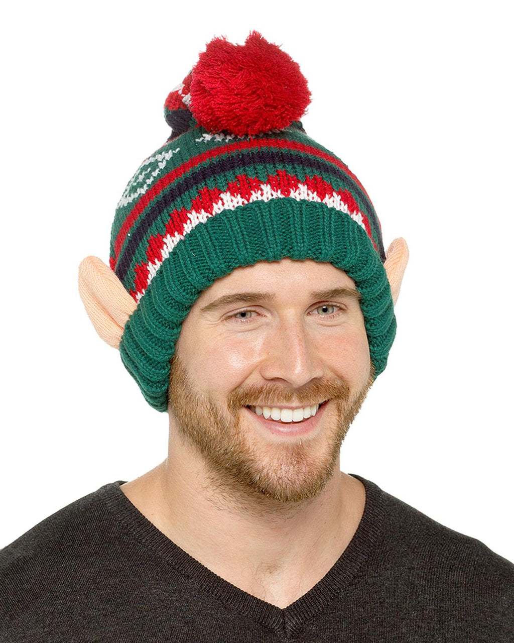 Adults Knitted Christmas Elf Hat – Slumber Hut