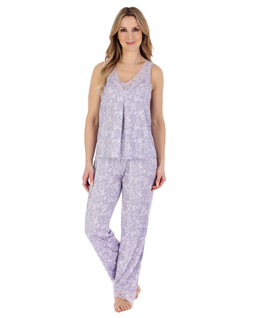 Gaspé Womens Supersoft Sleeveless Long Pyjamas – Slumber Hut