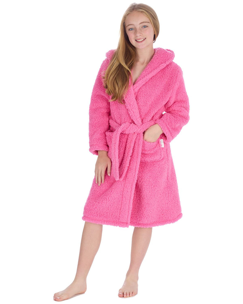 Huggable Girls Borg Hooded Robe – Slumber Hut